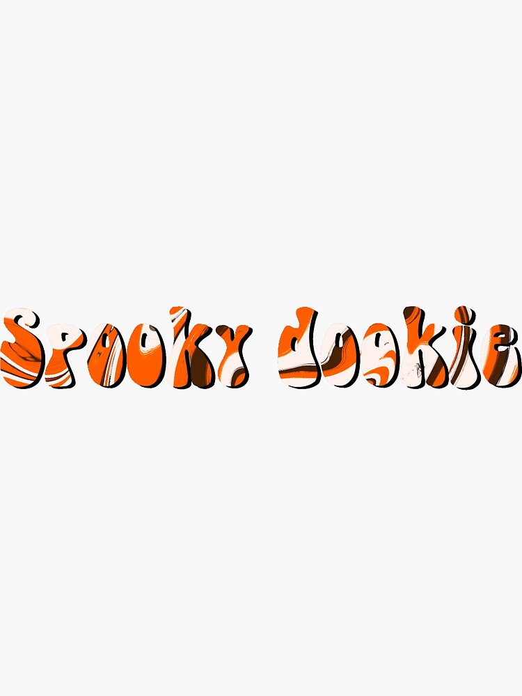 "Spooky Dookie" Sticker for Sale by Jocybossy3213 | Redbubble