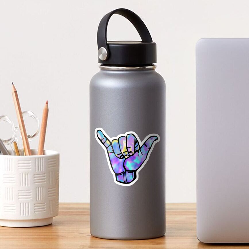 "Shaka sign" Sticker for Sale by FiClothes | Redbubble