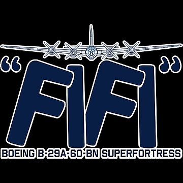 "Boeing B-29 Superfortress FIFI " Sticker for Sale by jasperkil | Redbubble