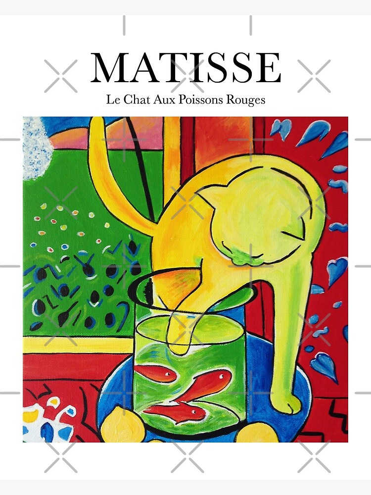 Póster «Matisse - El gato con pescado rojo» de Leopoldus | Redbubble
