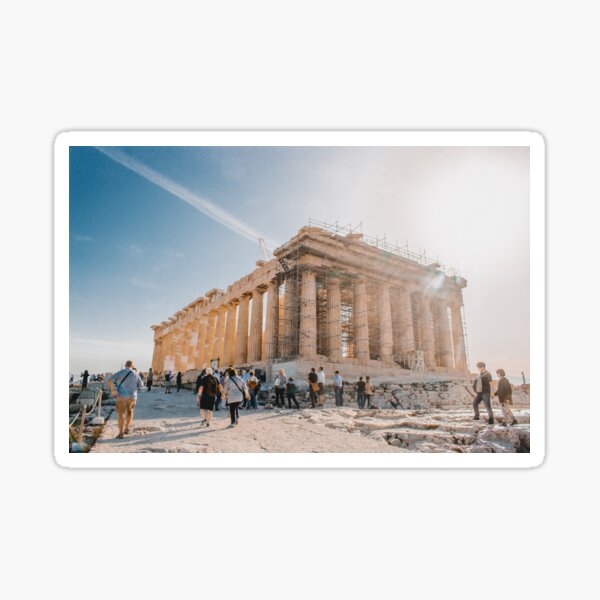 "Parthenon" Sticker for Sale by IvelisseSkelly | Redbubble