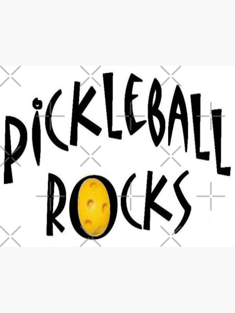 "Pickleball Rocks" Sticker for Sale by MrCsStores | Redbubble