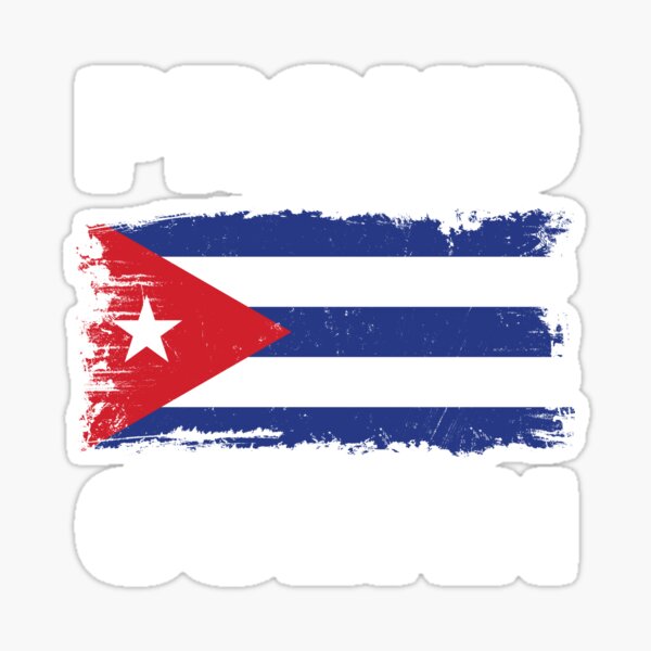 "Proud Cuban, Cuban Flag" Sticker for Sale by NuttyShirt | Redbubble