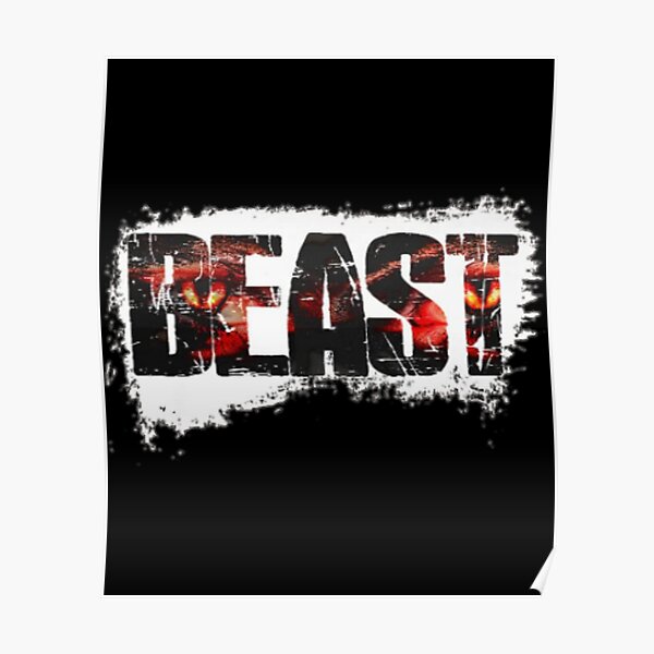 "LogoMrbeast,beast,Logo,Logo beast,Logobeast" Poster by ShopCanyonMoons ...