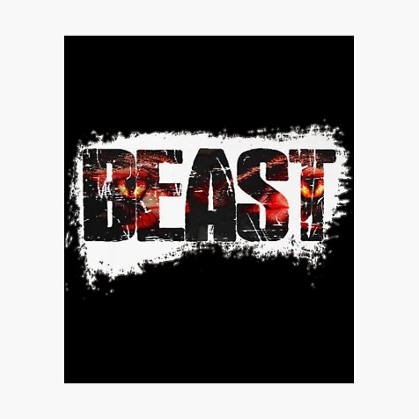 "LogoMrbeast,beast,Logo,Logo beast,Logobeast" Photographic Print for ...