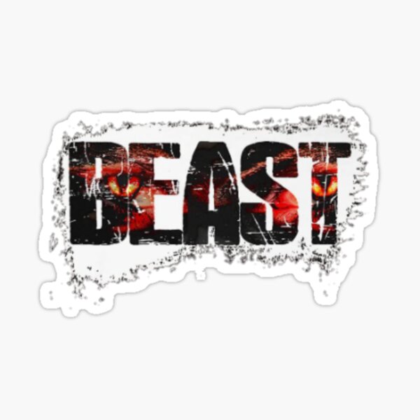 "LogoMrbeast,beast,Logo,Logo beast,Logobeast" Sticker for Sale by ...