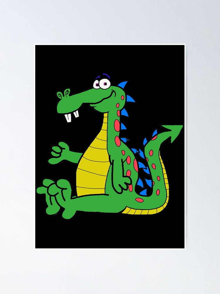 "friendly Dragon " Poster for Sale by julyagordner | Redbubble