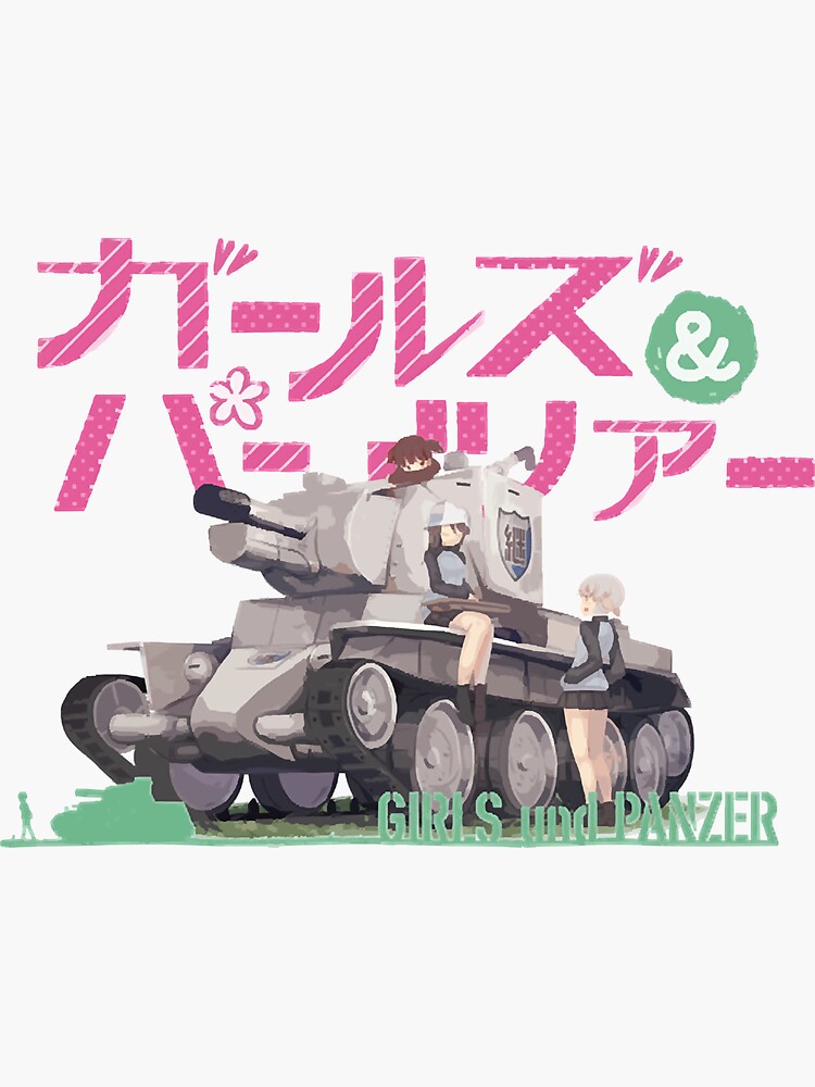 "Girls und Panzer " Sticker for Sale by jasperkil | Redbubble