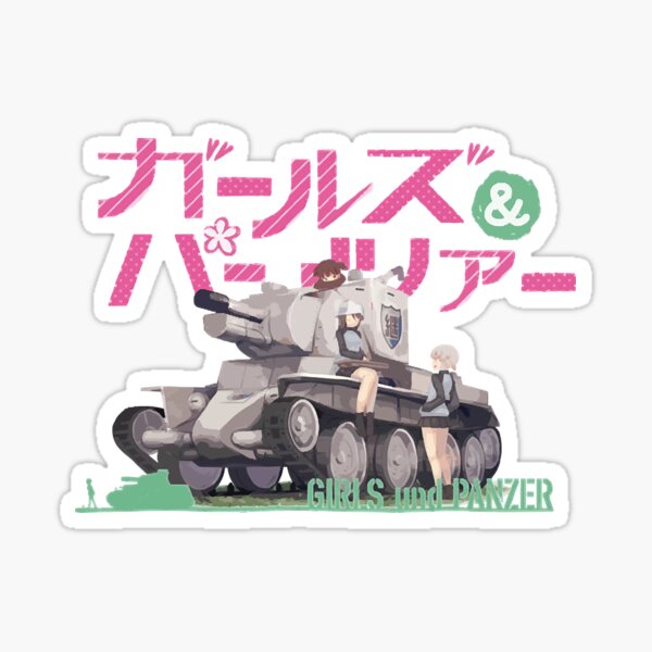 "Girls und Panzer " Sticker for Sale by jasperkil | Redbubble