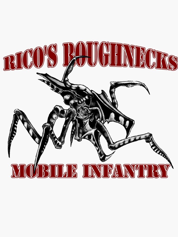 "Starship Troopers - Rico's Roughnecks" Sticker for Sale by KianMuraya ...