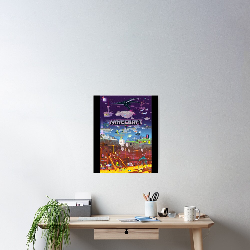 "Minecraft World Beyond Poster" Poster for Sale by ShopCanyonMoons ...