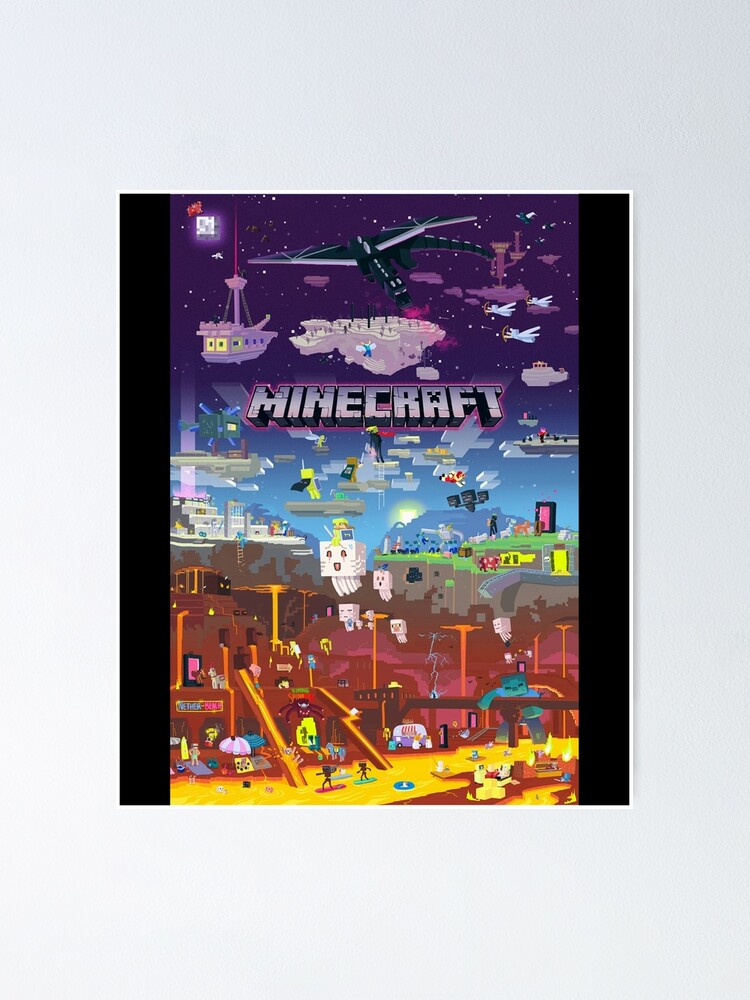 "Minecraft World Beyond Poster" Poster for Sale by ShopCanyonMoons ...