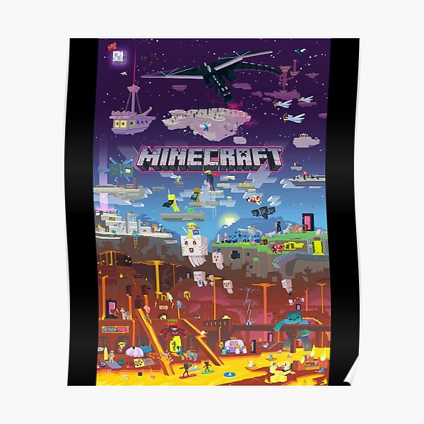 "Minecraft World Beyond Poster" Poster for Sale by ShopCanyonMoons ...