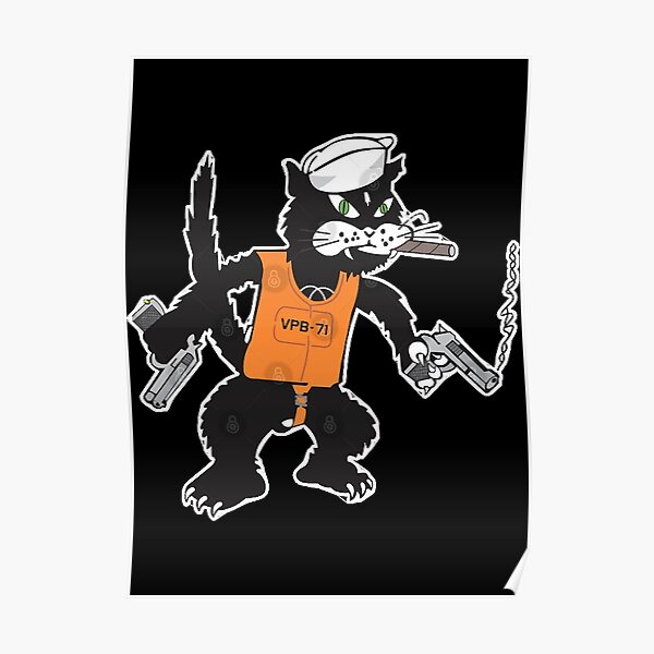 "Black Cat VPB-71 " Poster by jasperkil | Redbubble