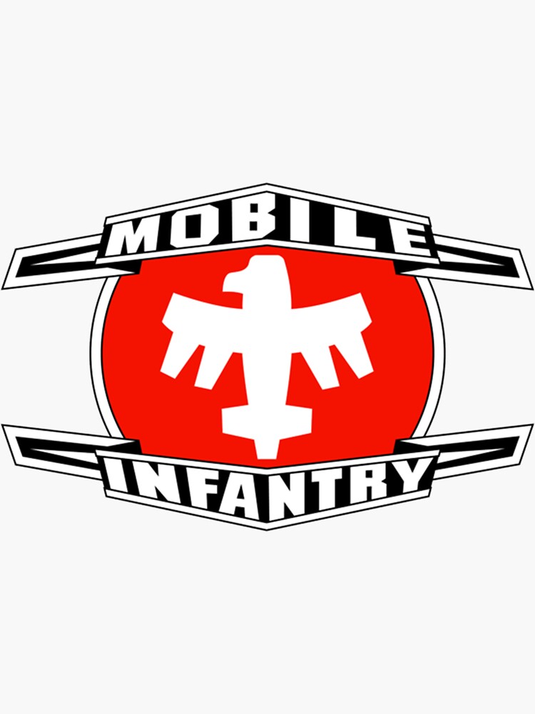 "Starship Troopers Mobile Infantry Emblem" Sticker for Sale by ...