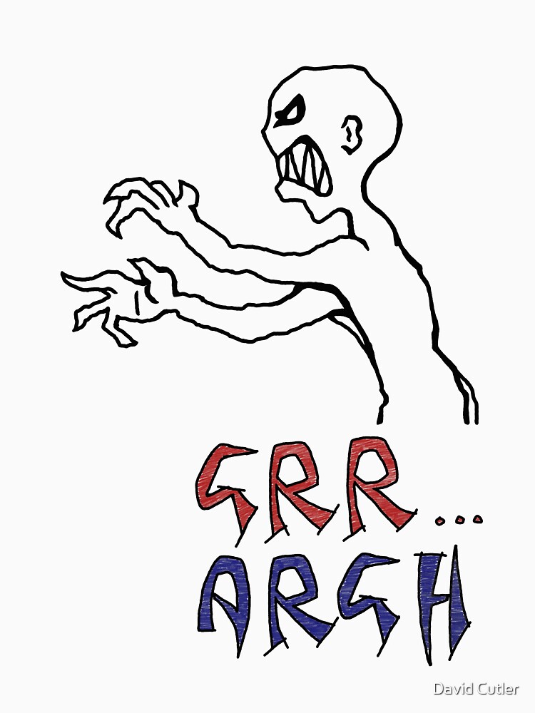 "grr...argh with colour" Essential T-Shirt for Sale by David Cutler ...