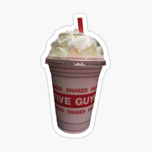 "Five Guys Milkshake" Sticker for Sale by Wallisch | Redbubble