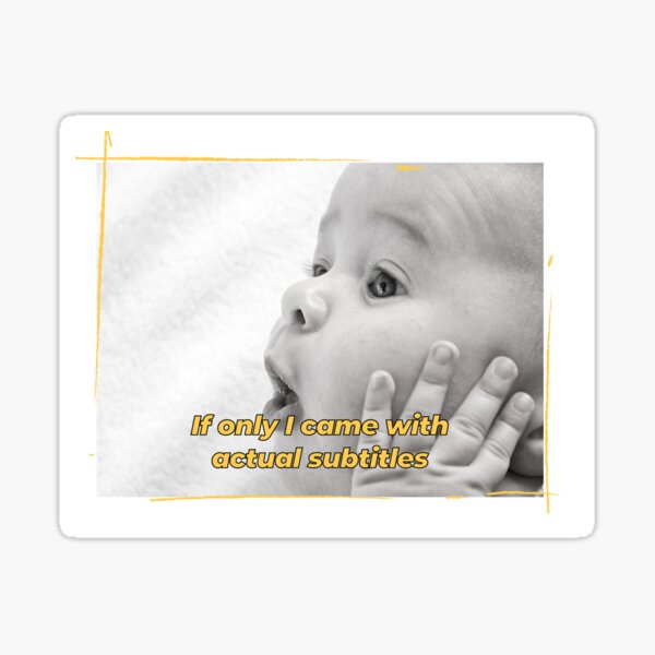 "Funny baby meme" Sticker for Sale by g-salinaz | Redbubble