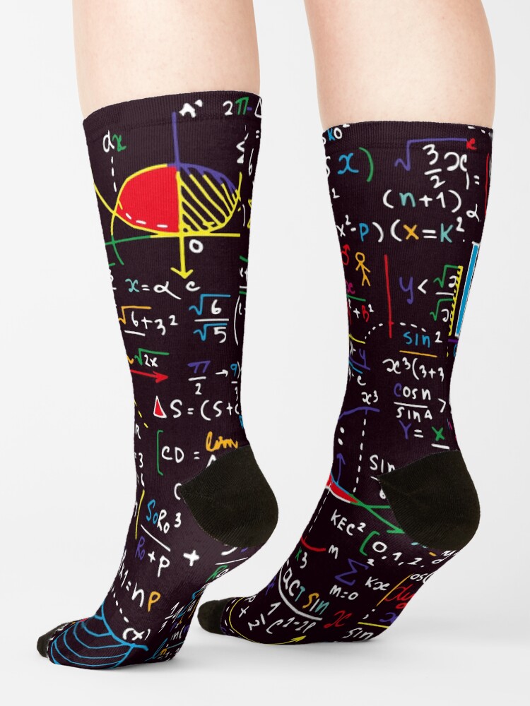 "Colorful Math Design" Socks for Sale by DusicaP | Redbubble