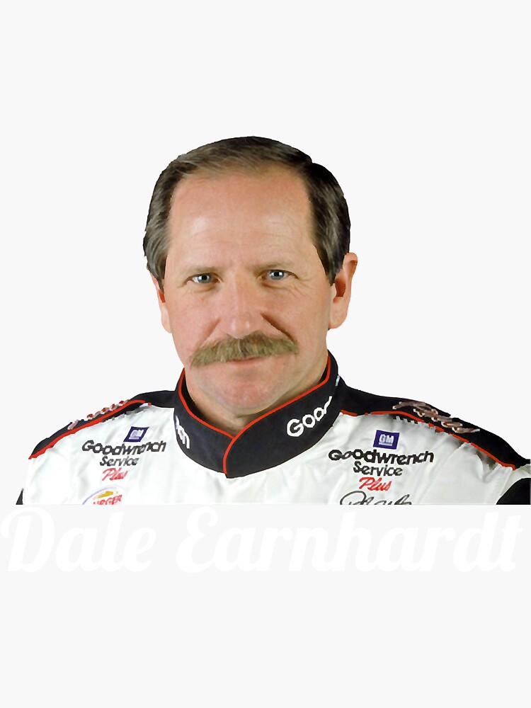 "Dale Earnhardt " Sticker for Sale by CecilleBlackman | Redbubble