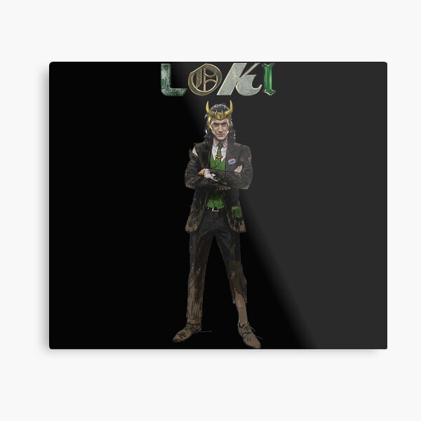 "Loki Name in Norse Runes & Snake Symbol " Metal Print by JoseDuarte ...