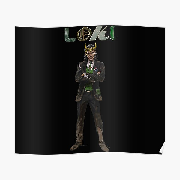 "Loki Name in Norse Runes & Snake Symbol " Poster for Sale by ...