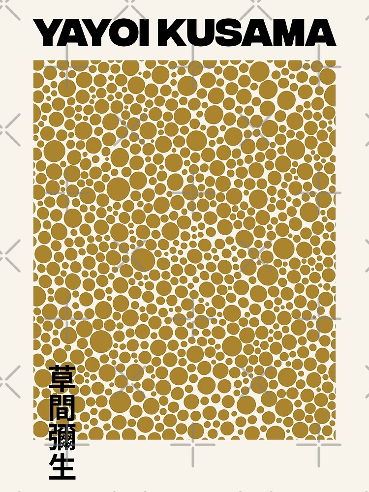 "Yayoi Kusama Dots Exhibition Art Print, Yayoi Kusama Japanese Wall Art ...