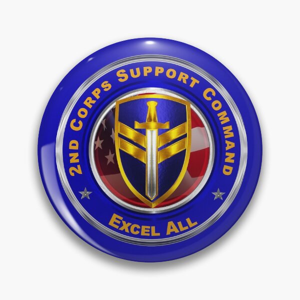 "2nd Corps Support Command "COSCOM"" Pin for Sale by SoldierAlways ...