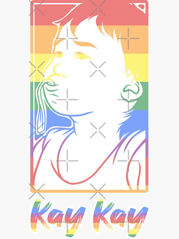 "Kay Kay Pride Large Logo" Sticker for Sale by HotelAlfaPapa | Redbubble