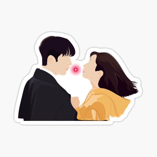 "My Roommate is Gumiho" Sticker by ayshatazin | Redbubble