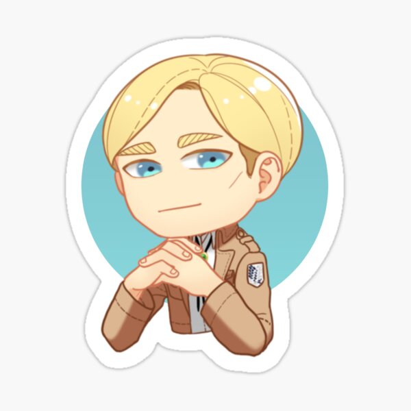 "AOT Veterans (Erwin)" Sticker for Sale by orotsukashii | Redbubble