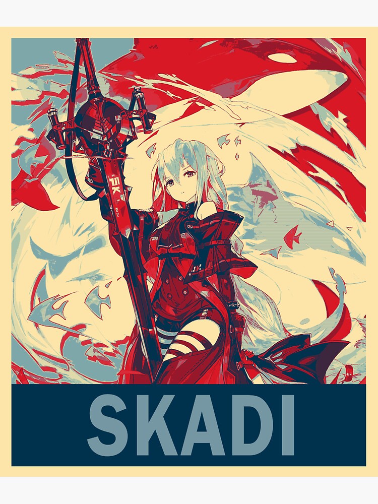"Arknight : Skadi" Sticker for Sale by kuraakur | Redbubble