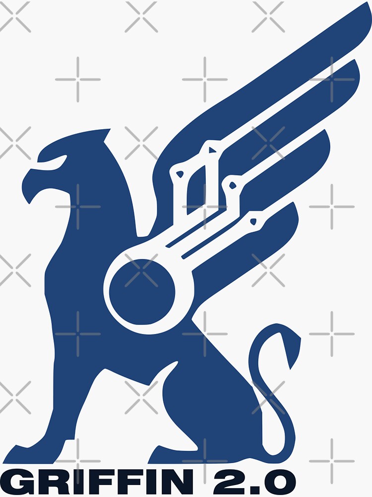 "Mechanical Griffin" Sticker for Sale by Nordwind | Redbubble