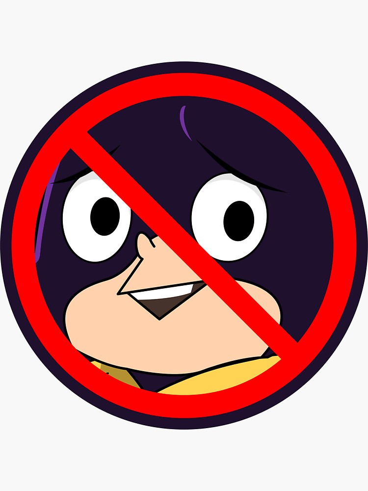 "Say no to Minoru Mineta" Sticker for Sale by Yutaka-Art | Redbubble