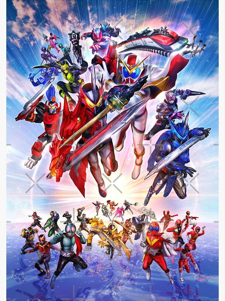 "Super Hero Senki poster" Sticker for Sale by AAFs | Redbubble