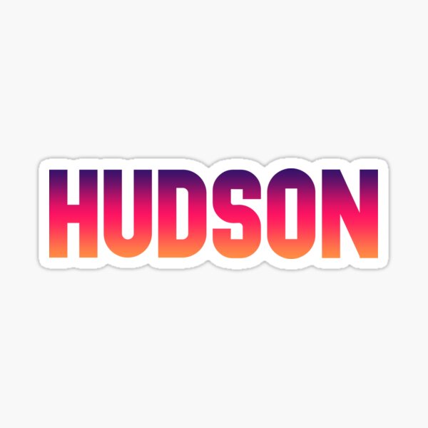 "HUDSON" Sticker for Sale by odosolomopo | Redbubble