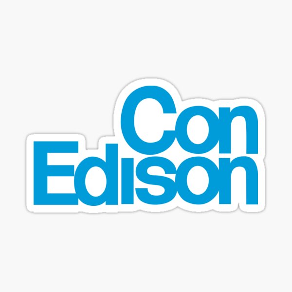 "Best Seller - Con Edison Merchandise" Sticker for Sale by KateRicht ...