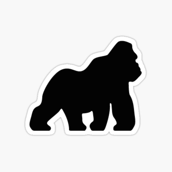 "Harambe Logo" Sticker by thrxxd | Redbubble