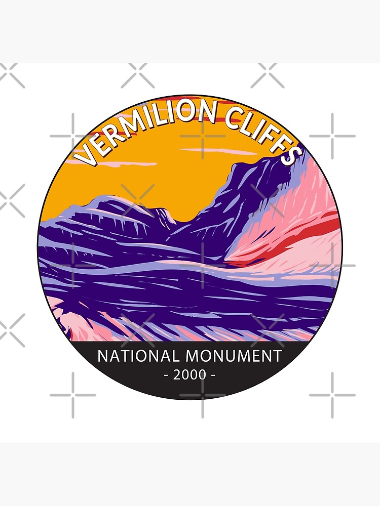 "Vermilion Cliffs National Monument White Pocket Arizona Circle" Poster ...