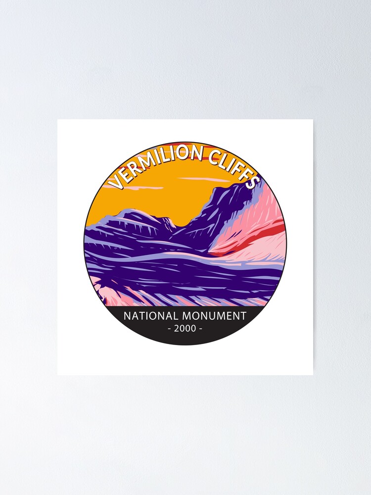 "Vermilion Cliffs National Monument White Pocket Arizona Circle" Poster ...