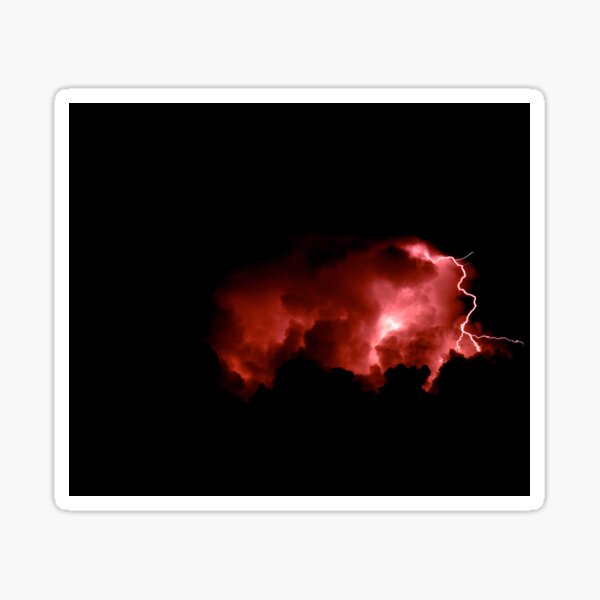 "Lightning Strikes" Sticker for Sale by AlsknMommaBear2 | Redbubble
