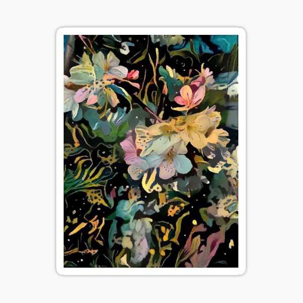 "Roadside Honeysuckle" Sticker for Sale by BeQuirky | Redbubble