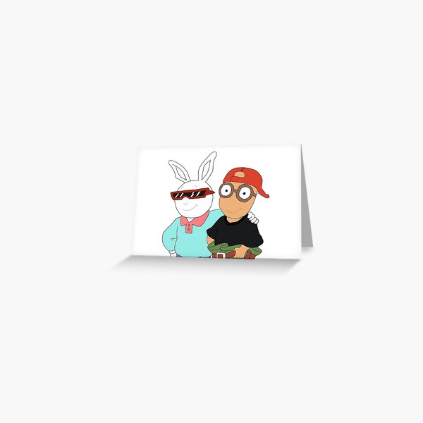 "Arthur and Buster meme " Greeting Card for Sale by ASPclub | Redbubble
