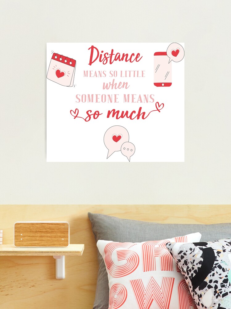 Means Long Distance Relationship