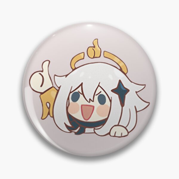 "Paimon | Genshin Impact Sticker "Good Job"" Pin for Sale by ...