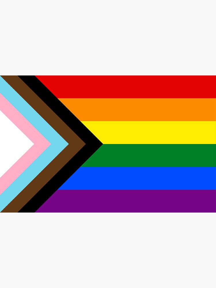 "Progress Pride Flag" Sticker for Sale by GdLkngCrps | Redbubble