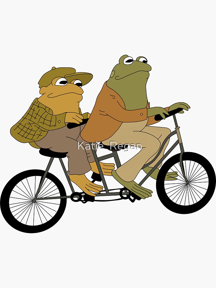 "Frog and Toad Sticker" Sticker for Sale by ktr39 | Redbubble