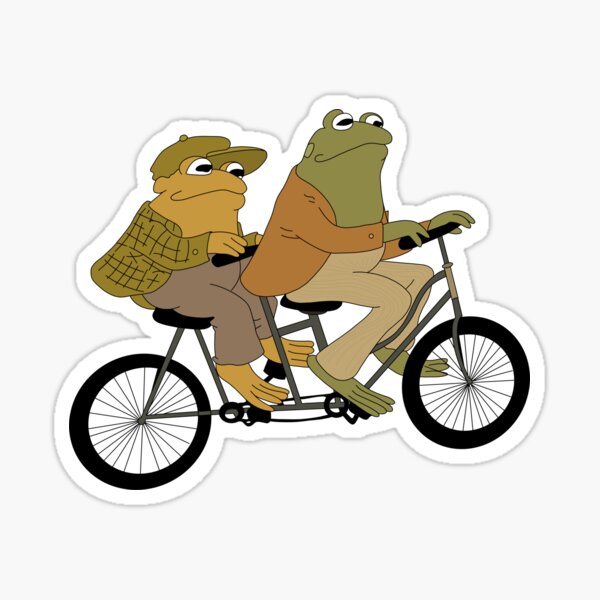 "Frog and Toad Sticker" Sticker for Sale by ktr39 | Redbubble