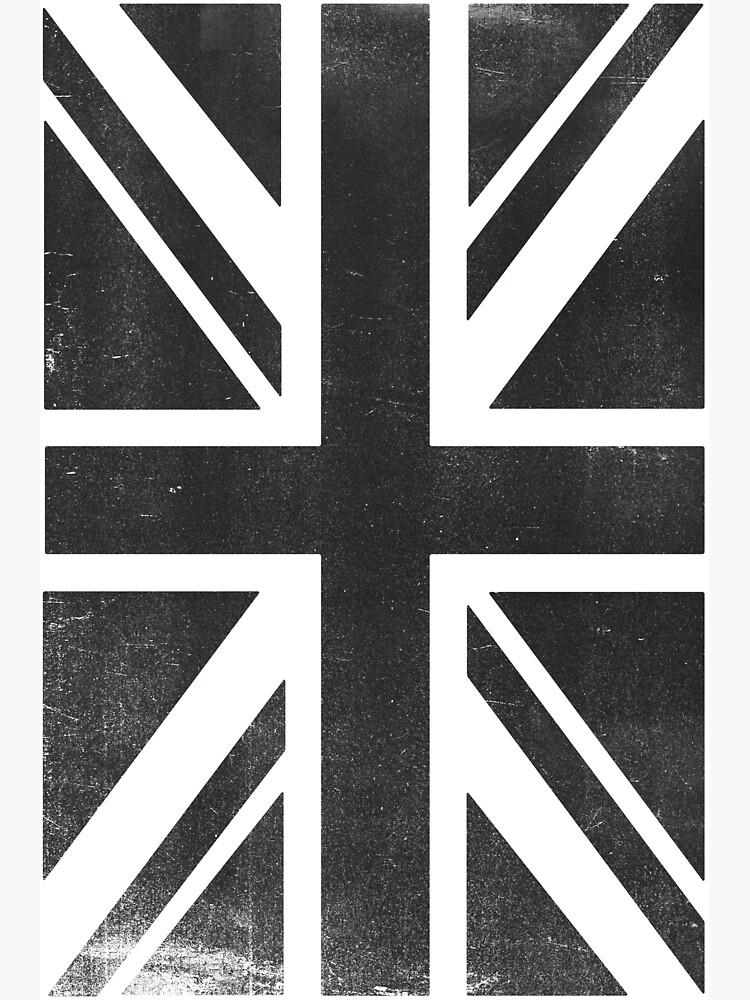 "Union Jack distressed print" Sticker by StudioBennett | Redbubble