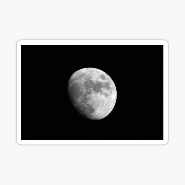 "The Moon" Sticker for Sale by EvieJayneArt | Redbubble